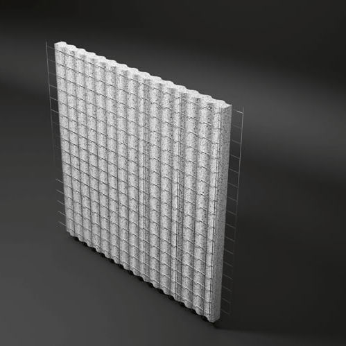 Polystyrene foam core sandwich panel - Schnell S.p.A - plywood facing