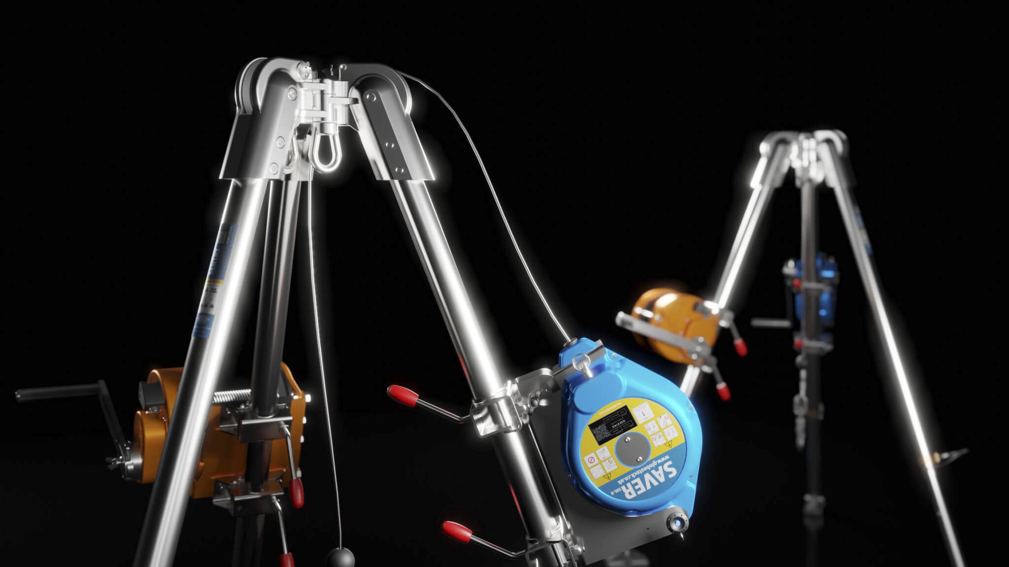 Fall-arrest tripod - SENTRY - GLOBESTOCK Safety