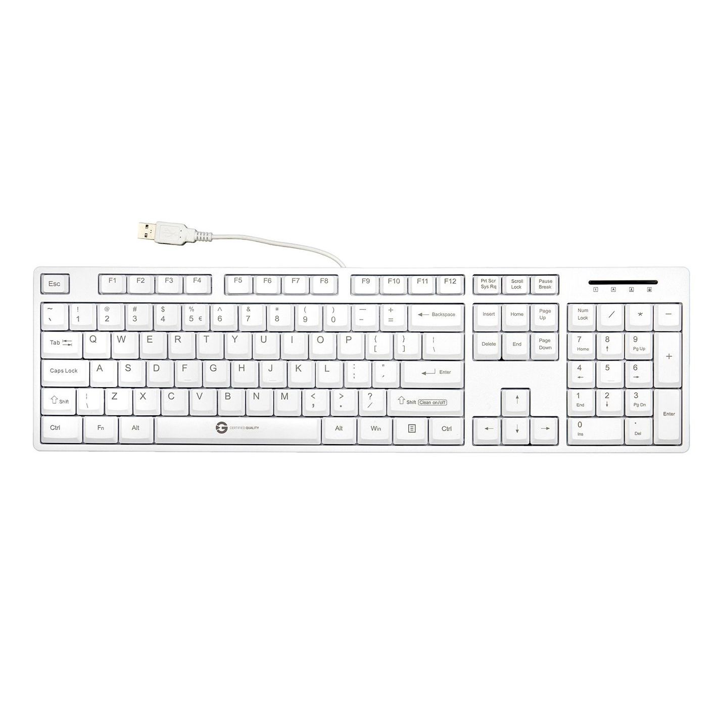 Desktop keyboard - KPL-U10060 series - GETT Asia Ltd. - membrane / 105 ...