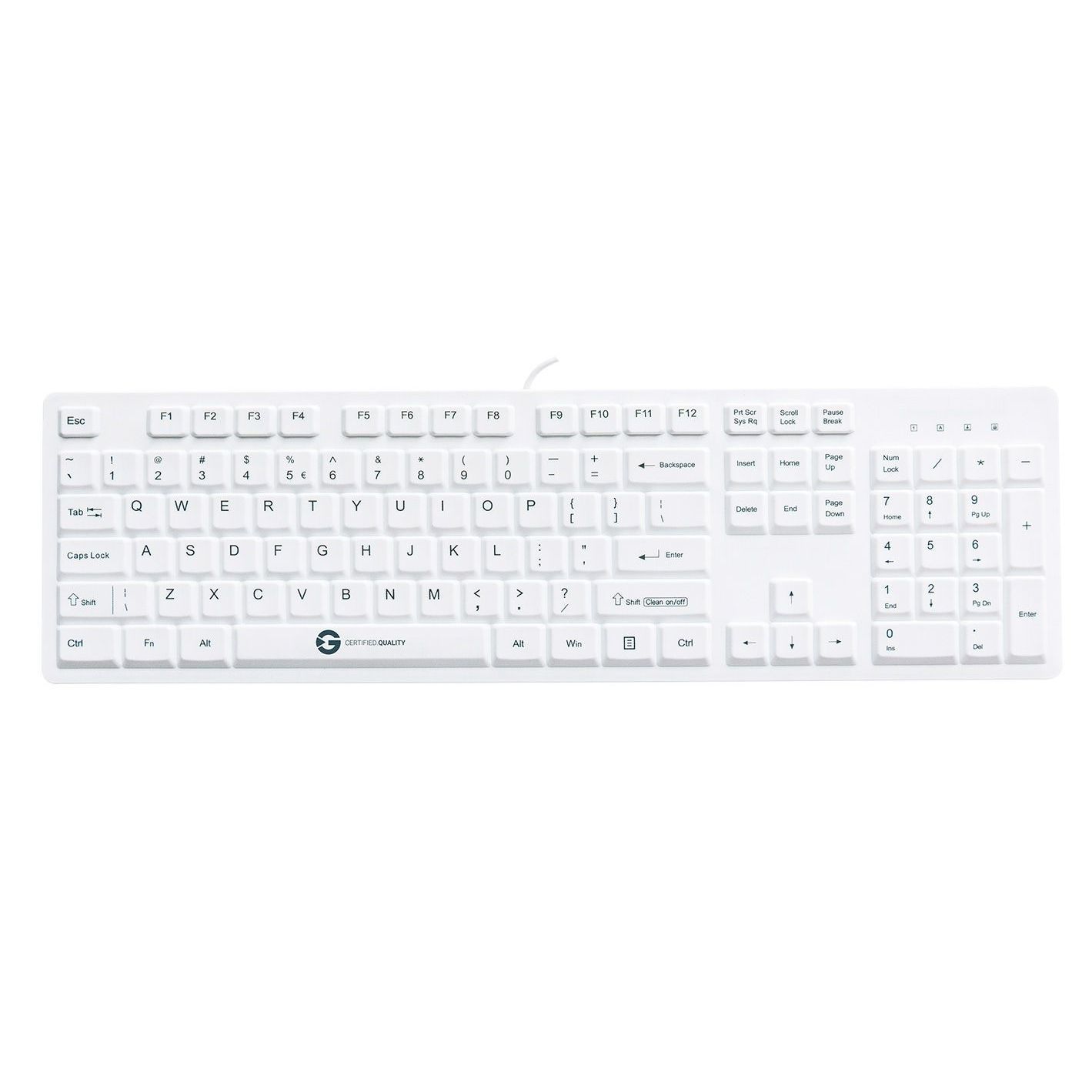 Desktop keyboard - KSI-U10100 series - GETT Asia Ltd. - membrane / 105 ...