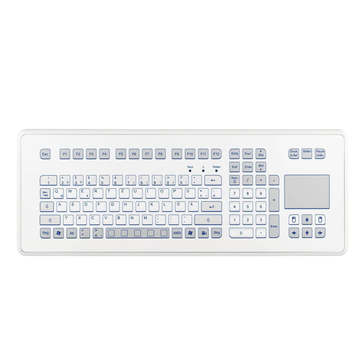 Desktop keyboard - KS18241 - GETT Asia Ltd. - membrane / with touchpad ...