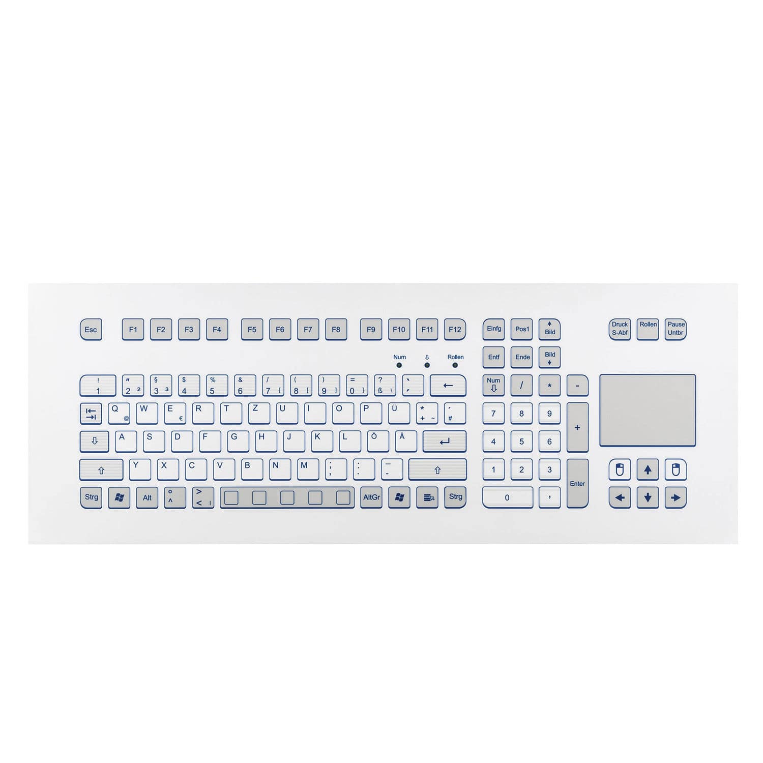 Rack-mount keyboard - KS18285 - GETT Asia Ltd. - membrane / 105-key ...