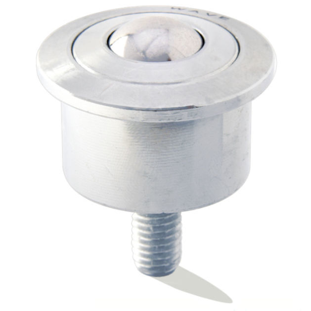 Steel ball transfer unit - KO-45 T - WAVE - threaded stud