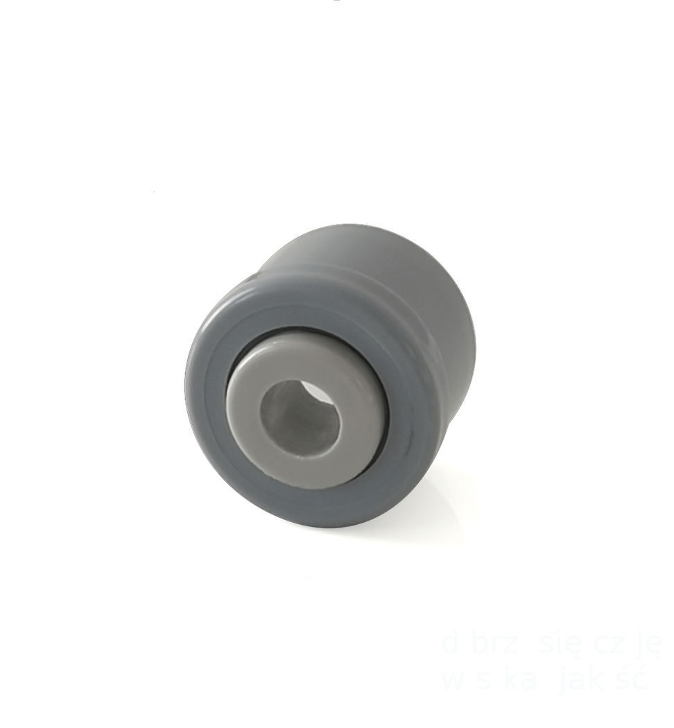 Press-fit cap - KTR 40×1.5-10 KS - WAVE - round / plastic / for roller ...