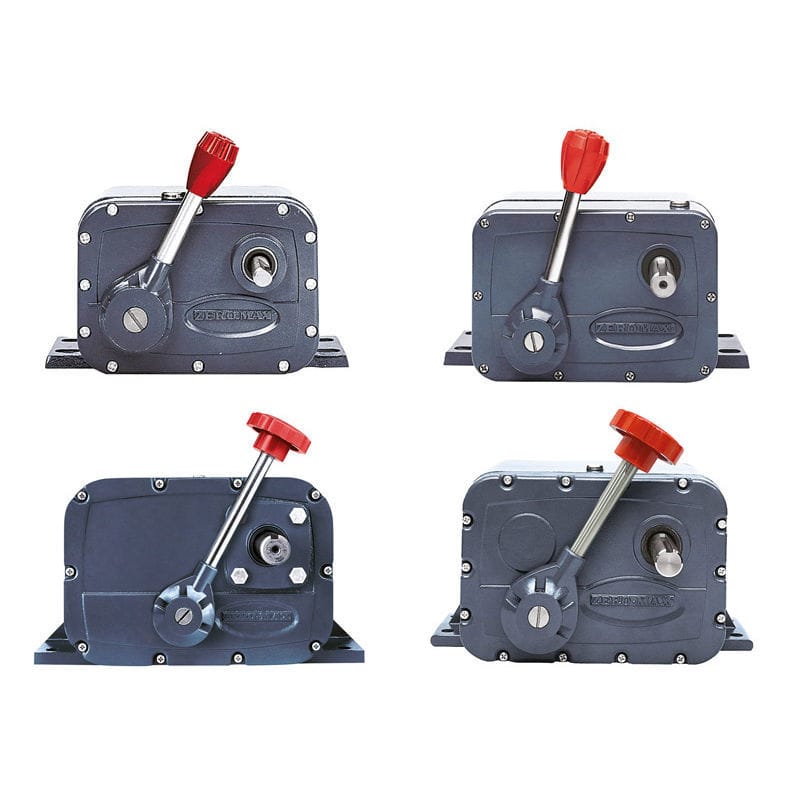 Mechanical variable speed drive with gear reducer - Unidirectional ...