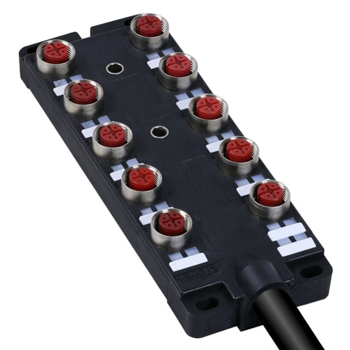 Proximity sensor junction box - SK20xN7 - PONY SRL - with electrical socket