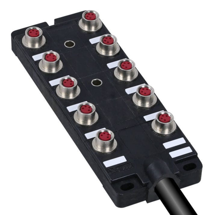 Proximity sensor junction box - SK24xN7 - PONY SRL - with electrical socket