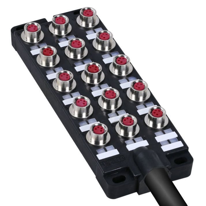 Proximity sensor junction box - SK33xN7 - PONY SRL - with electrical socket