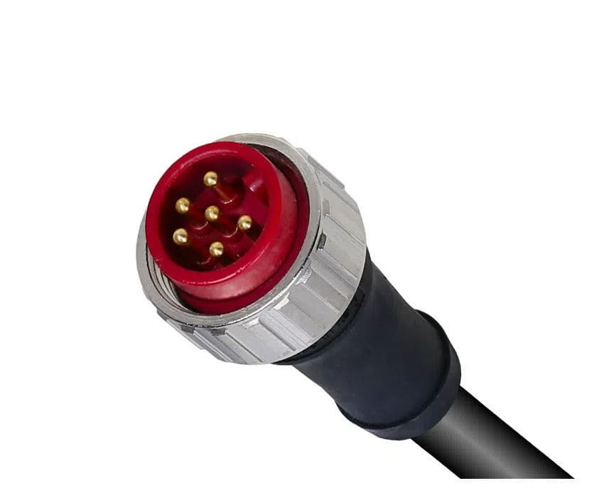 Electrical power supply connector - HDLR - PONY SRL - round / power / 6 ...