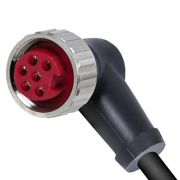 Electrical power supply connector - HDMF - PONY SRL - round / power / 6 ...