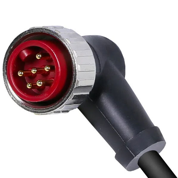 Electrical power supply connector - HDMR - PONY SRL - round / power / 6 ...