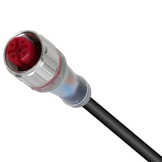 Electrical power supply connector - RDLF - PONY SRL - round / M12 / 5-pole