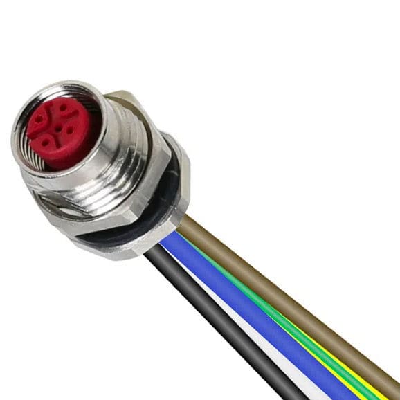 Electrical power supply connector - RDSF - PONY SRL - round / through ...