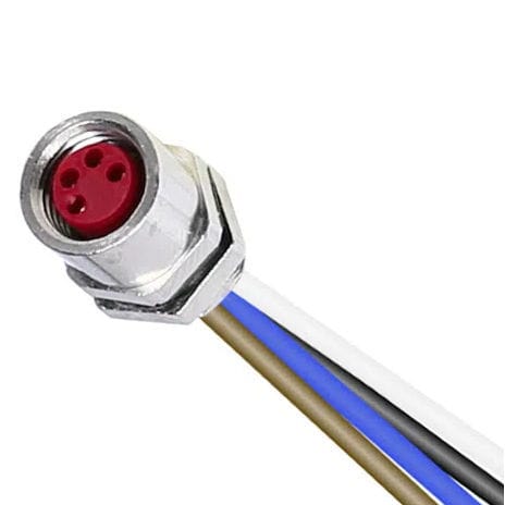 Electrical power supply connector - REEF - PONY SRL - round / through ...