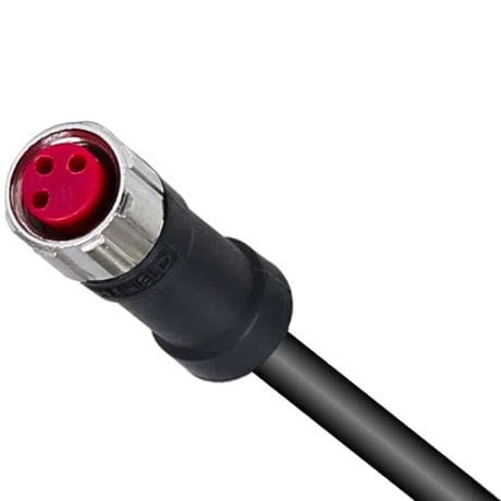 Electrical power supply connector - RELF - PONY SRL - round / M8 / 8-pole