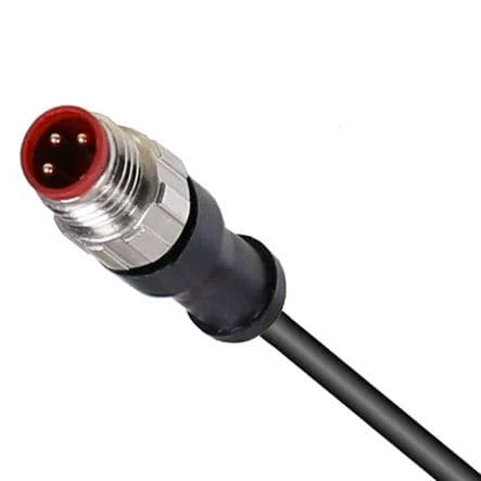 Electrical power supply connector - RELM - PONY SRL - round / M8 / 8-pole