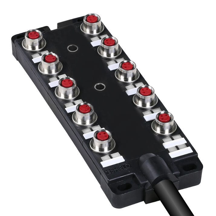 Proximity sensor junction box - SK23xN7 - PONY SRL - with electrical socket