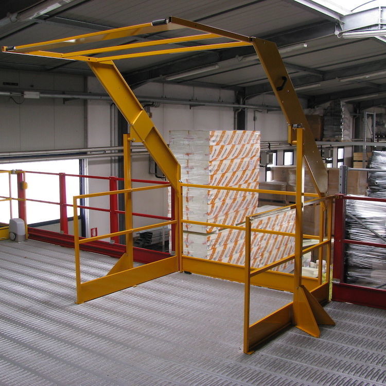 Rotating gate - PAROLIN - tubular / steel / safety