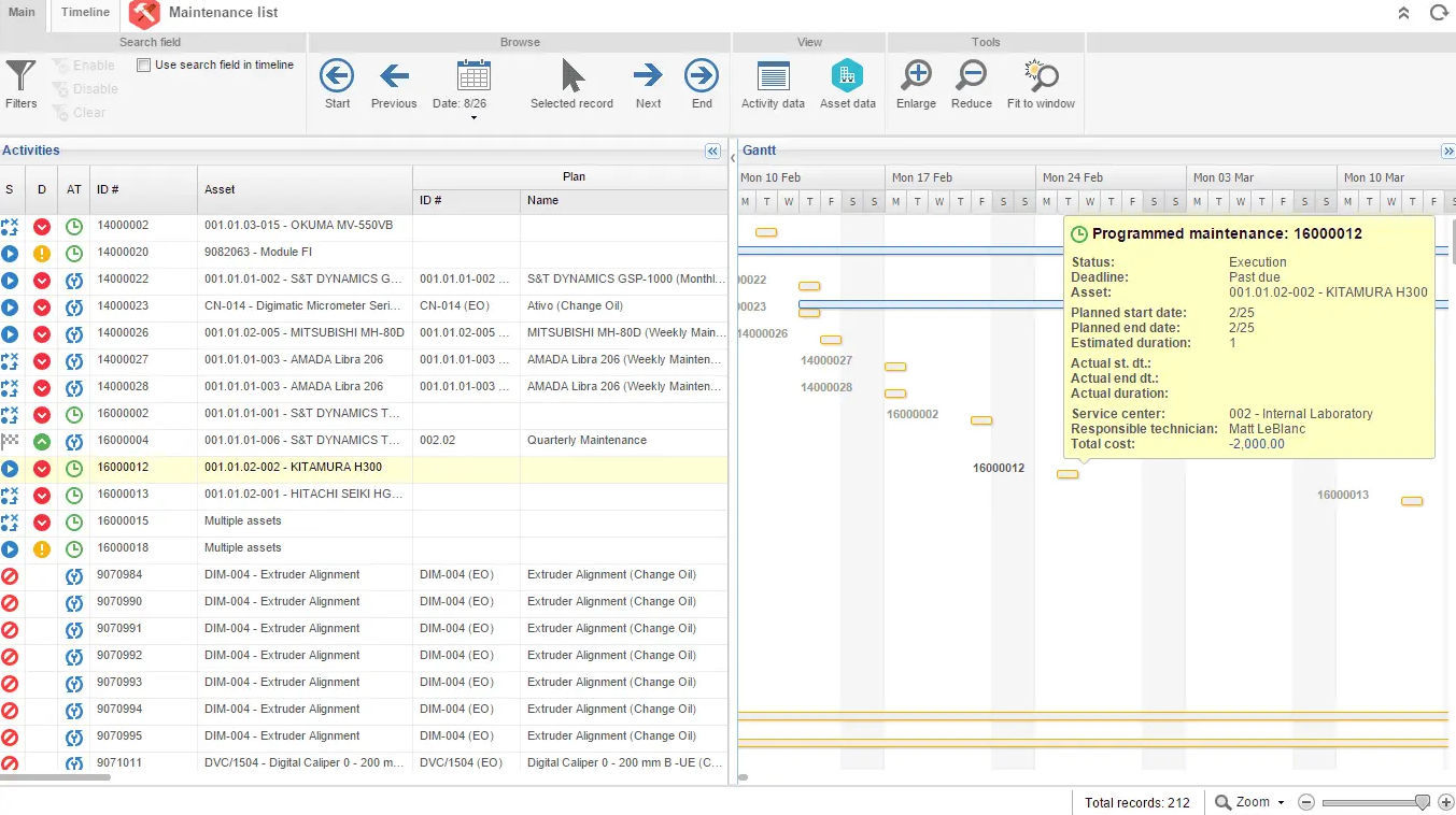 Management software - Maintenance - SoftExpert - interface / calibration / control