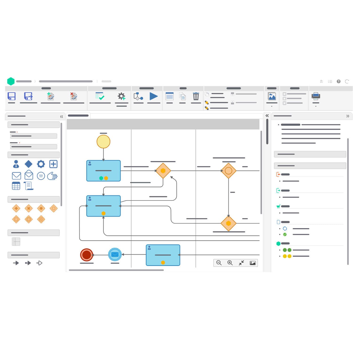Interface software - BPM - SoftExpert - for test / automation / training