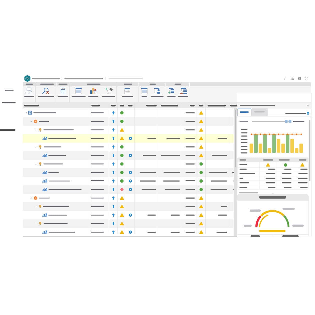 Monitoring software - CPM - SoftExpert - design / planning / mapping
