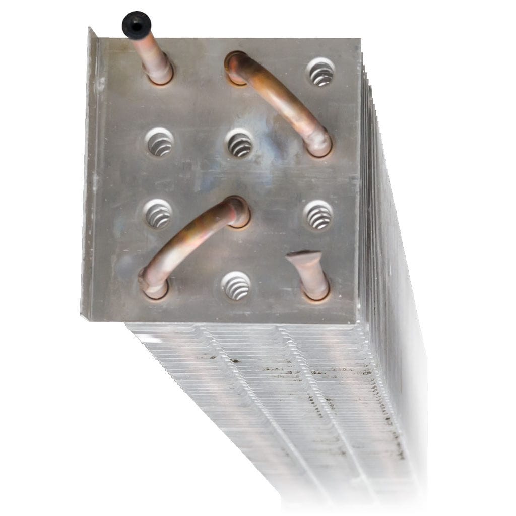 Commercial refrigeration evaporator coil - VE Series - SEREVA - CO2 / custom-made / anti-corrosion