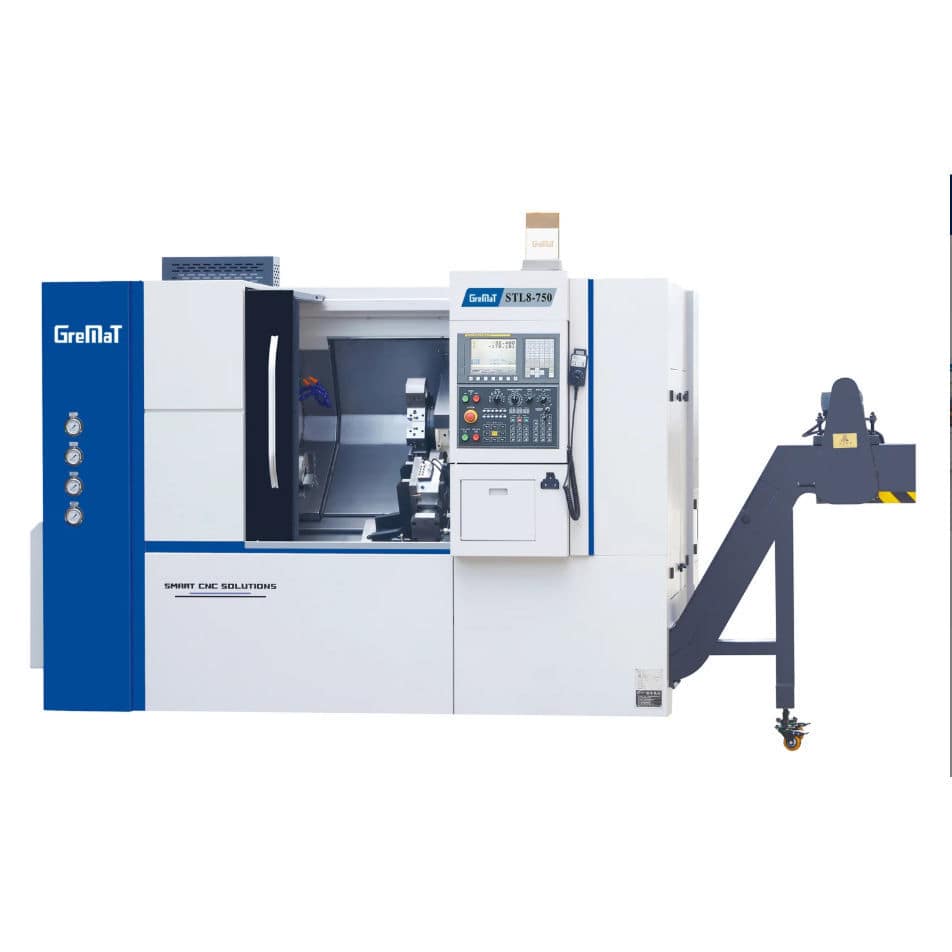 CNC turning center - STL8-750 - Nanjing Genvan Intelligent Equipment Co ...