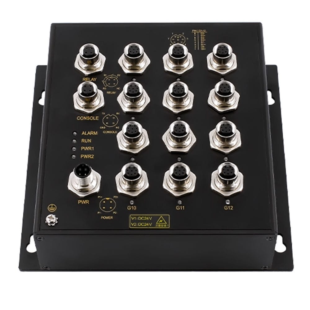 Managed ethernet switch - Admas8212G-M12-12GT series - Maisvch - 12 ...