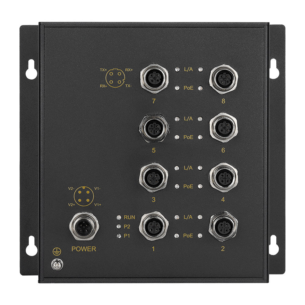 Unmanaged ethernet switch - Admas2208P-M12-8TPoE - Maisvch - 8 ports ...