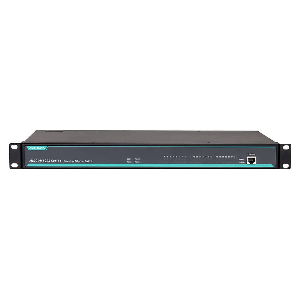 Managed ethernet switch - MISCOM6024-16F series - Maisvch - 24 ports / layer 2 / standard