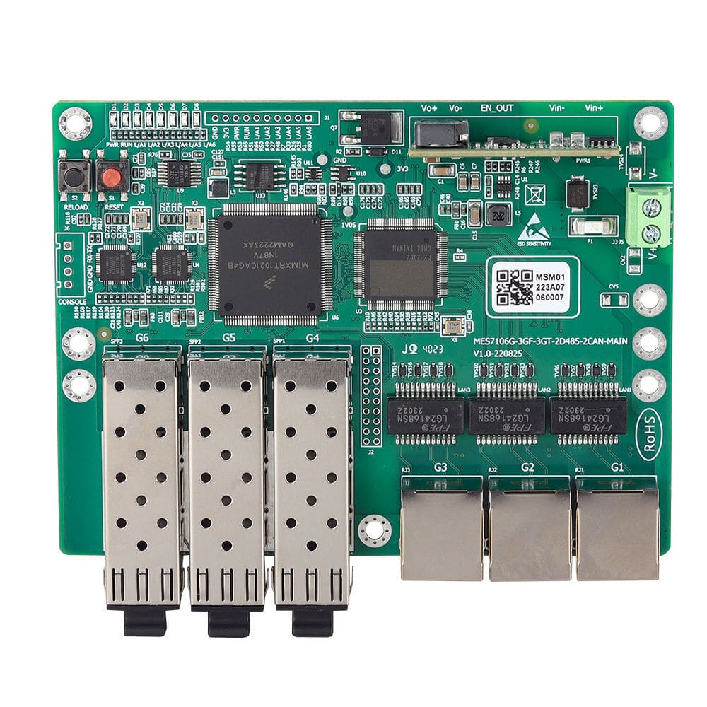 Managed ethernet switch - MES7106G-3GF-3GT - Maisvch - 6 ports / layer ...