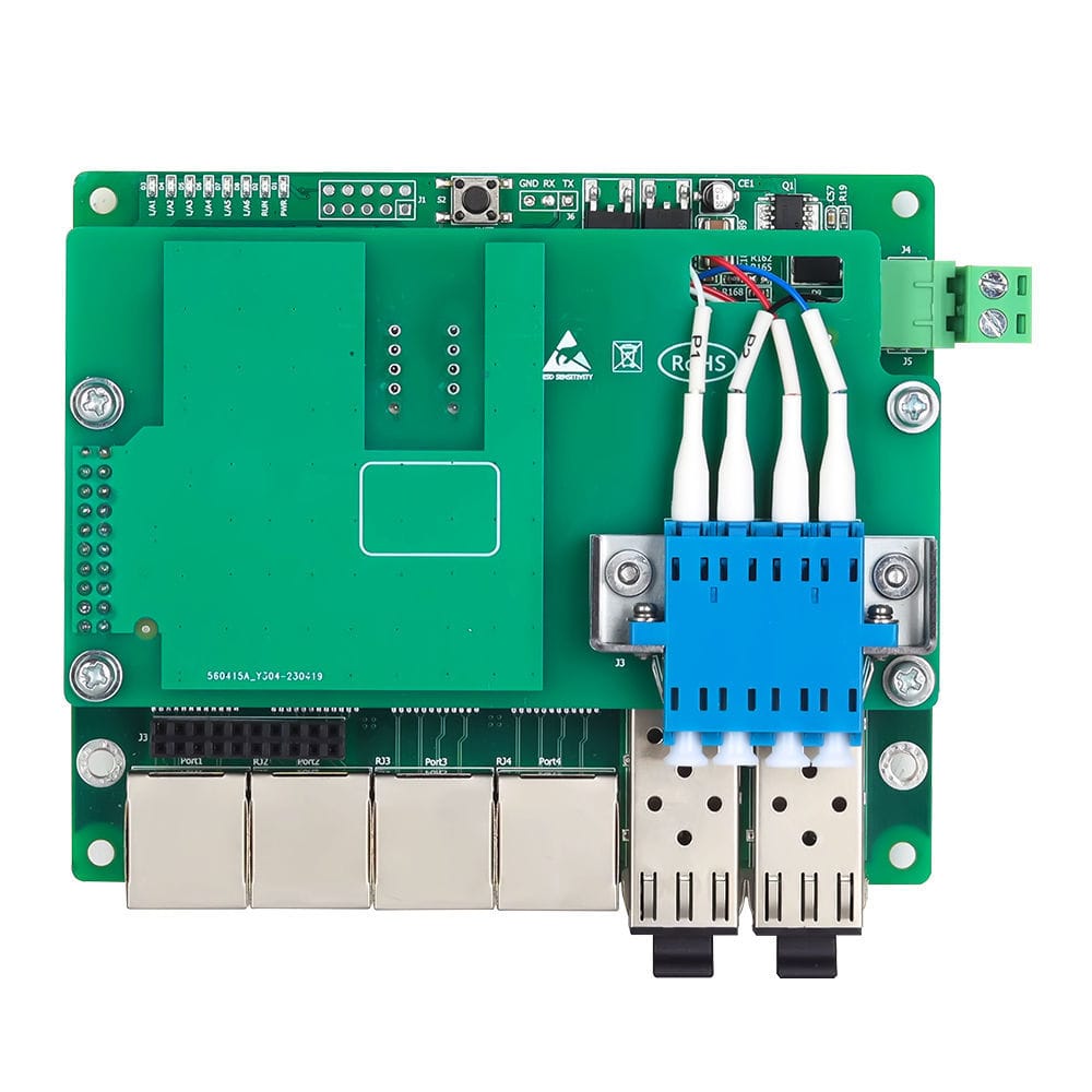 Managed ethernet switch - MES7106GBP-2GF-4GT - Maisvch - 6 ports ...