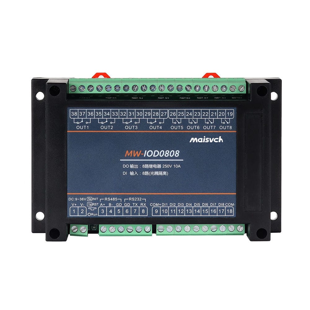 Digital I/O module - MW-IOD0808 - Maisvch - RS-485 / Modbus RTU / RS232