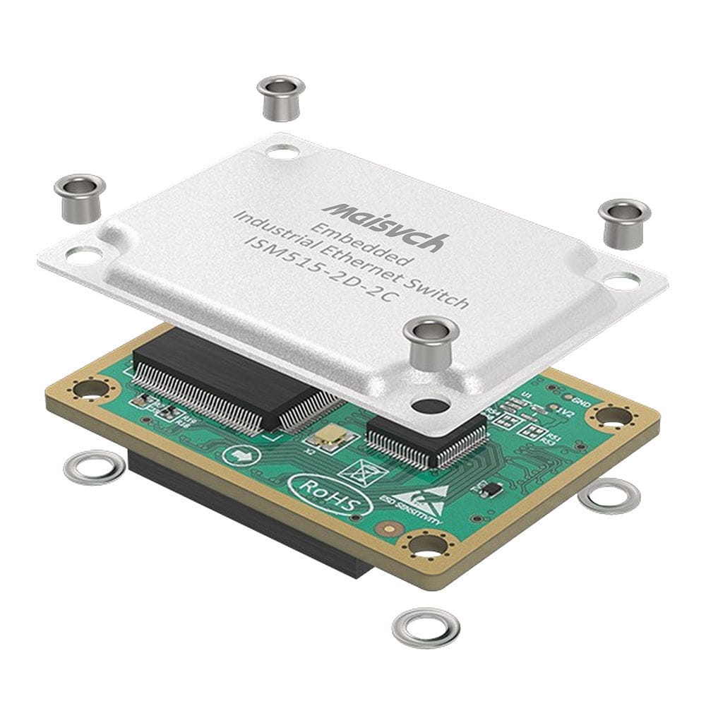 Managed Ethernet switch module - ISM515-2D-2C - Maisvch - 5 ports / 10 ...