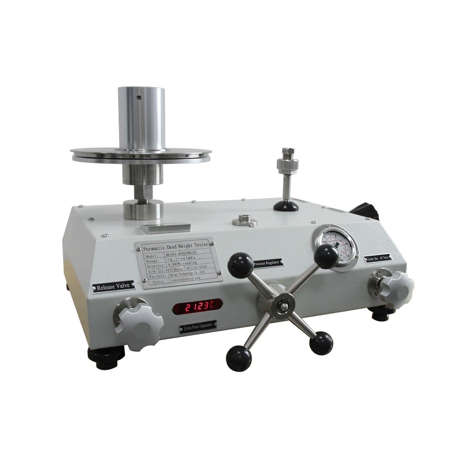 Pneumatic deadweight tester - BL502 - Balun Technology Co., Ltd