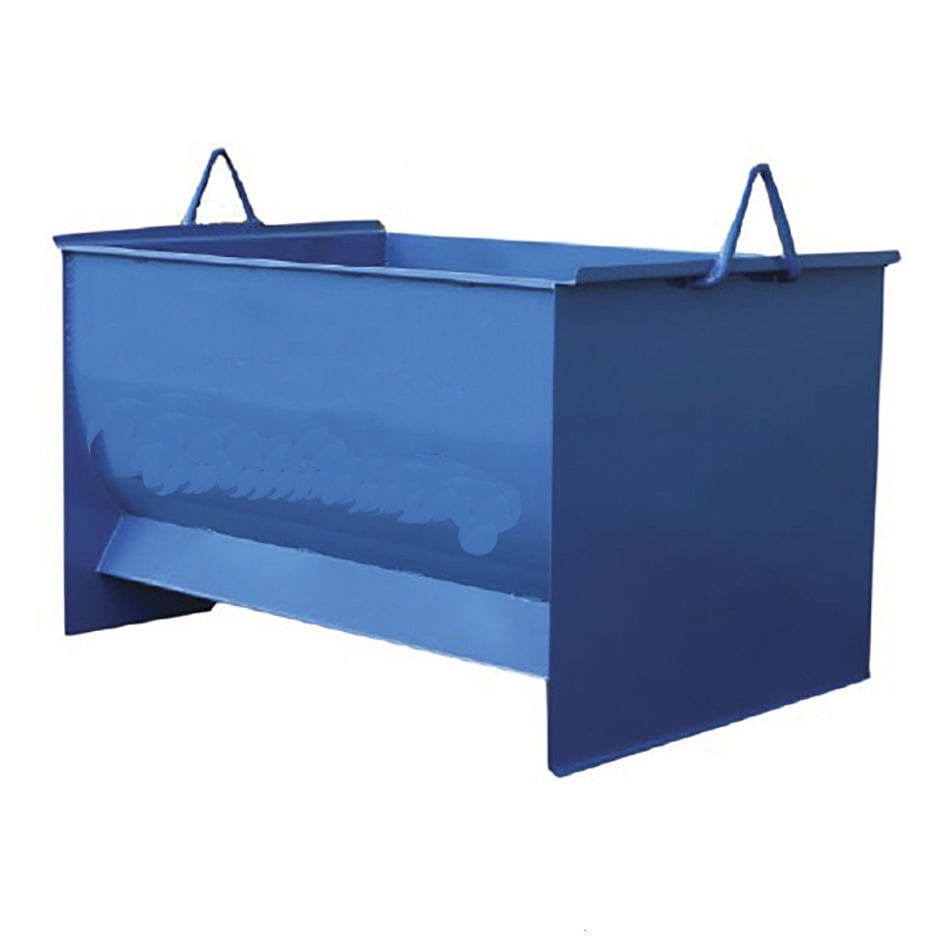 Metal mortar box - Soltec srl - transport / for the construction ...