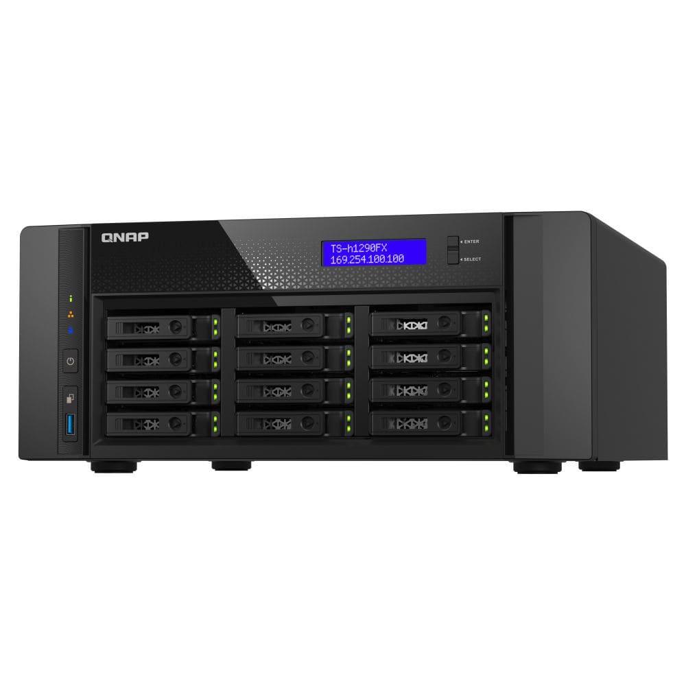 Storage server - TS-h1290FX - QNAP - NAS / video / network
