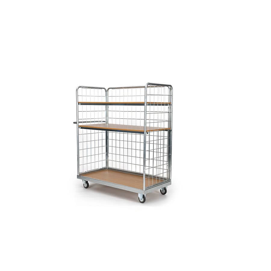 Transport cart - G300 OPEN - Carttec - metal / multipurpose / industrial