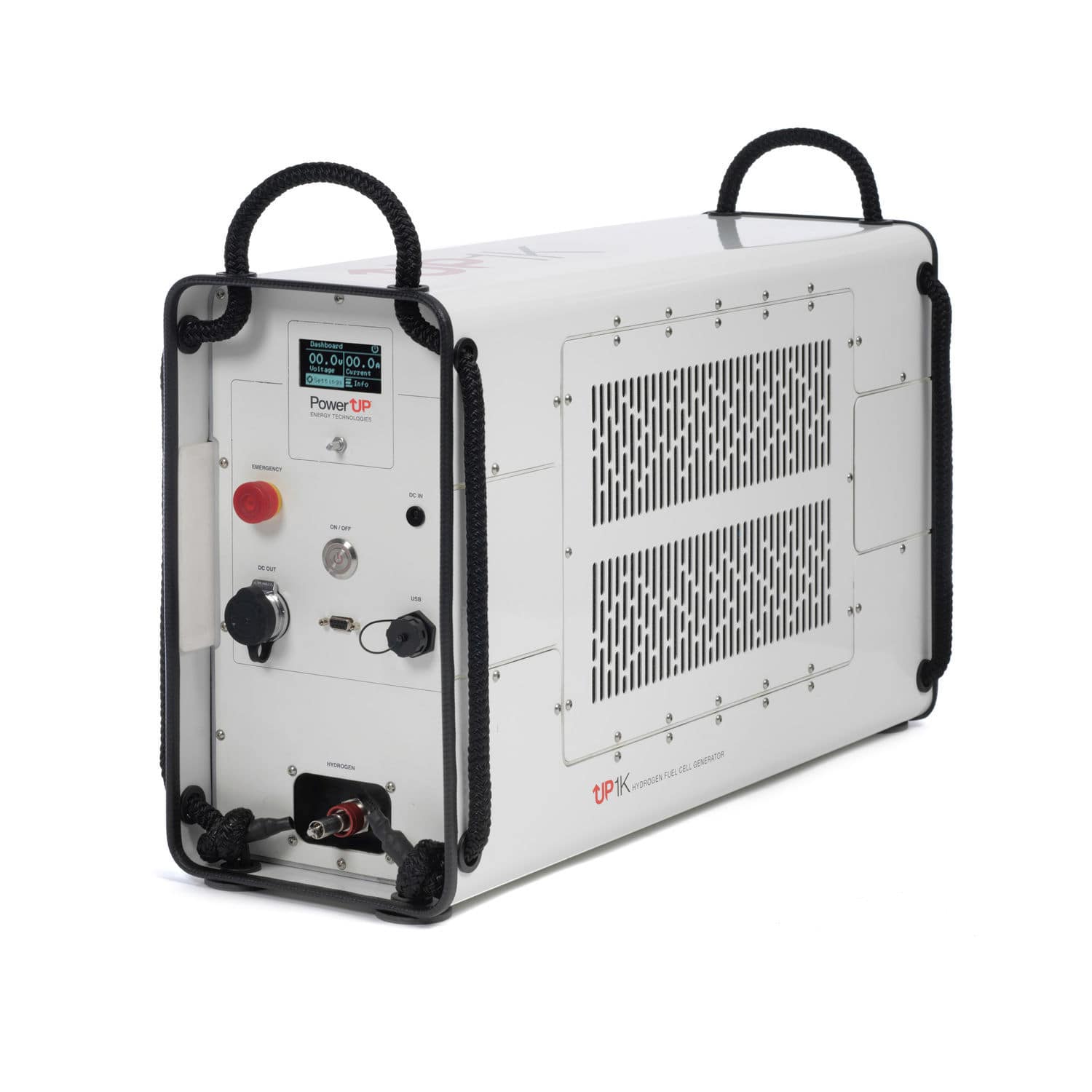 Hydrogen fuel cell power generator - UP1K - Power Up - three-phase ...