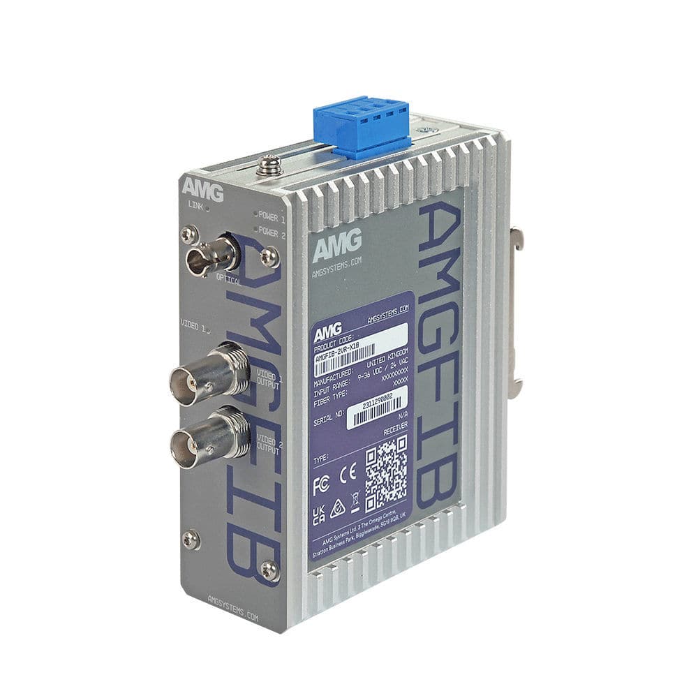 Digital converter - AMGFIB-2VR-M1B - AMG Systems - video / CVBS / DIN rail