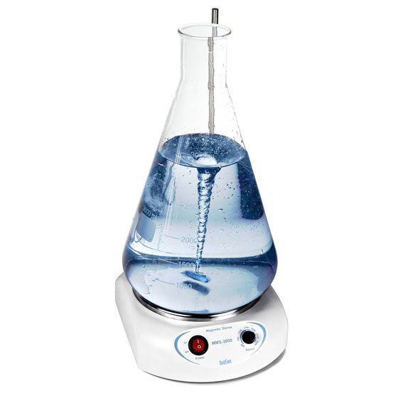 Magnetic laboratory stirrer - MMS-3000 - Biosan - flask / liquids / compact