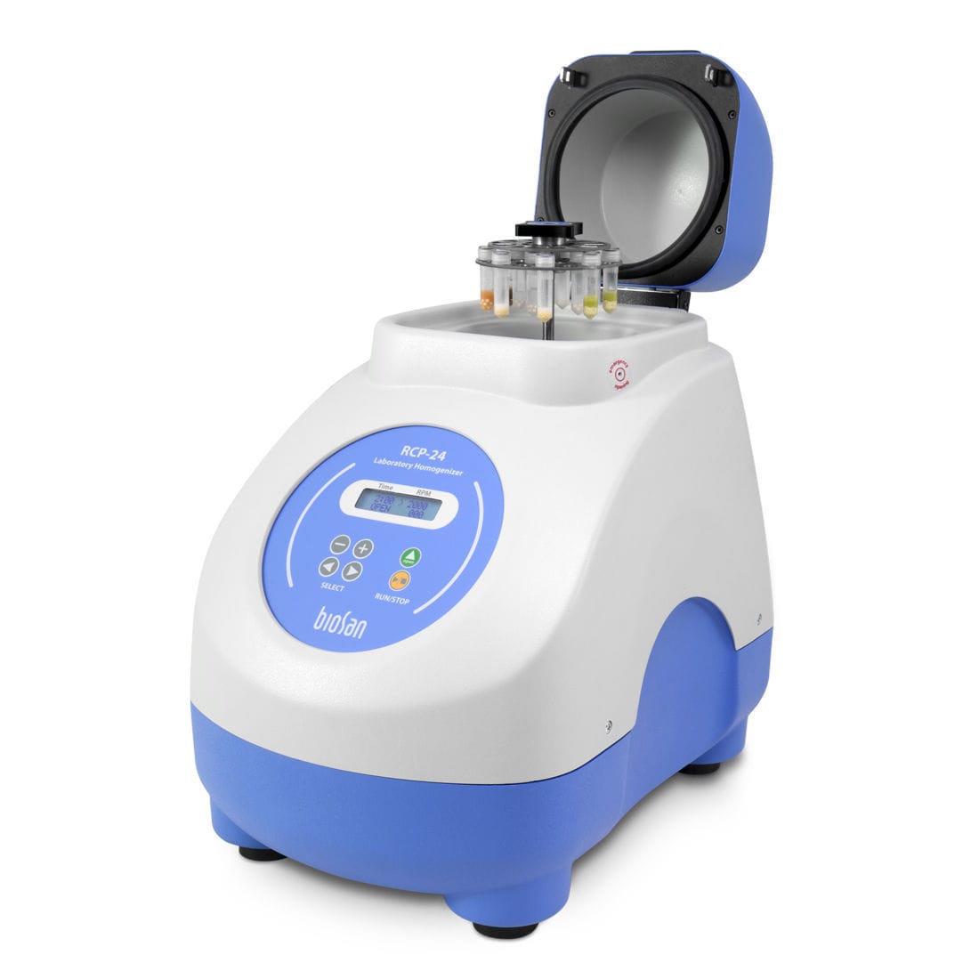 Solid/liquid homogenizer - RCP-24 - Biosan - powder / granules / vertical