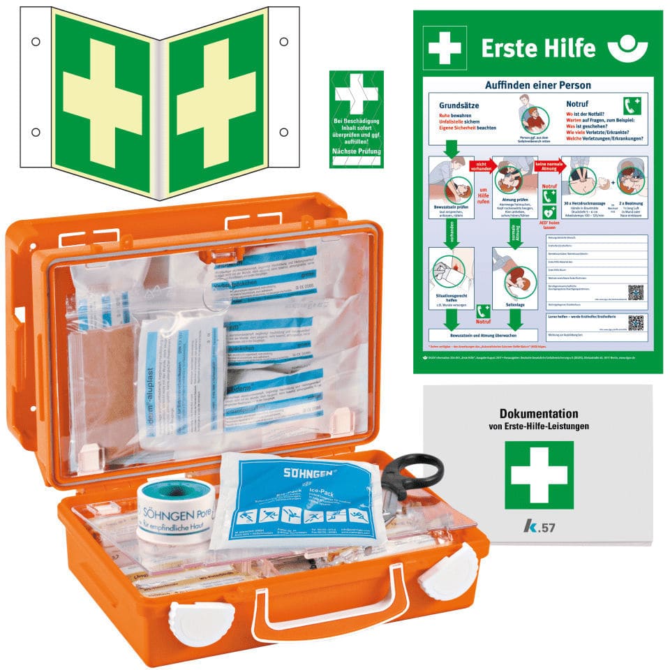 First aid emergency kit - 26954 - Kroschke sign-international GmbH