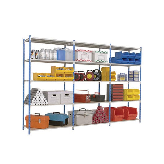 Storage warehouse shelving - V07C02 - Recycleoffice - with shelves ...