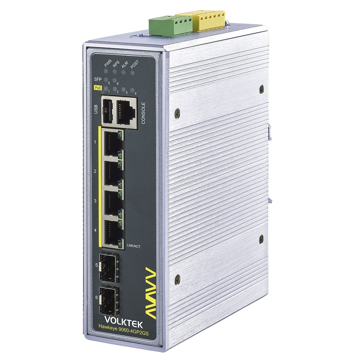 Managed ethernet switch - 9060-4GP2GS series - Volktek - smart / 6 ...