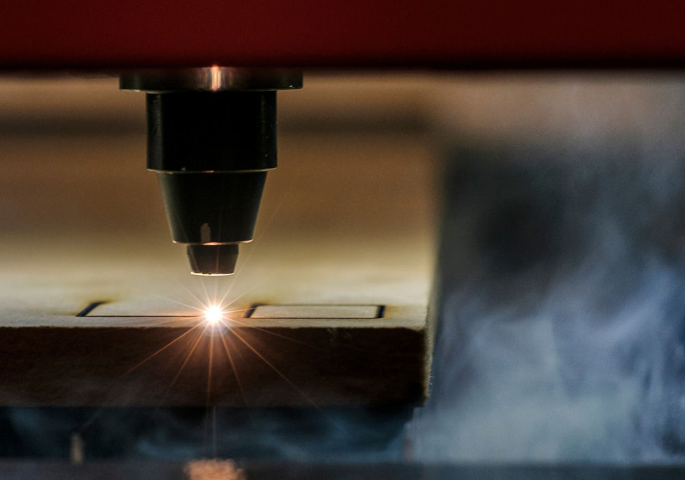 Laser cutting - SMATES - plastic / leather / textile