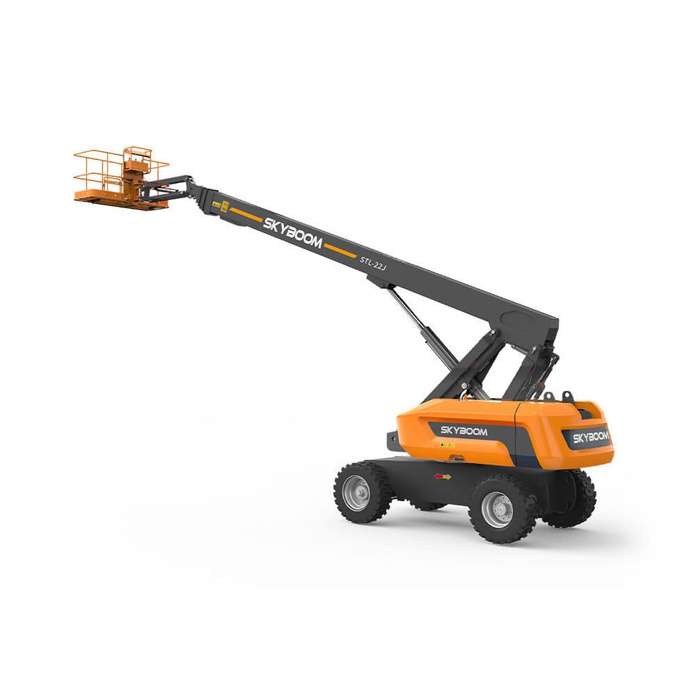 Wheeled telescopic boom lift - STL-22J - Changsha Skyboom Heavy ...