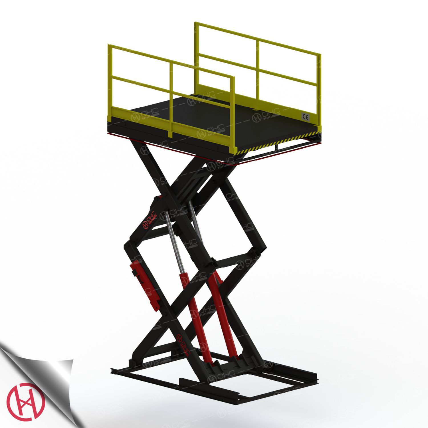 Fixed scissor lift platform - OHC LIFT - hydraulic