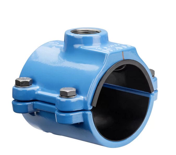 Tube saddle - 5250 - Hawle - threaded