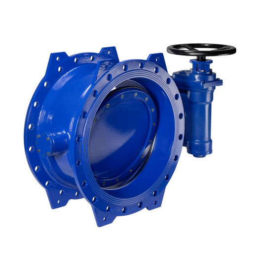 Butterfly valve - 9881 - Hawle - with handwheel / for water / double-flange